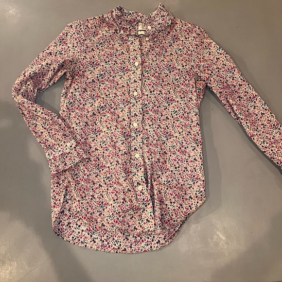 J. Crew | Tops | J Crew Liberty Buttondown Shirt Size | Poshmark